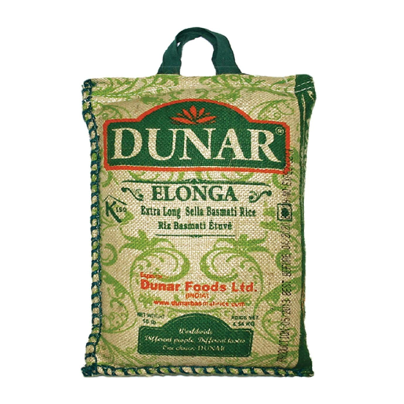 Dunar Elonga Sella Basmati Rice, Parboiled, 10 Pound - Walmart.com