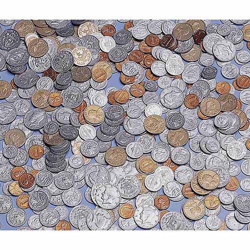 School Smart Plastic Coins, Assorted Pieces, Set of 460 - Walmart.com ...