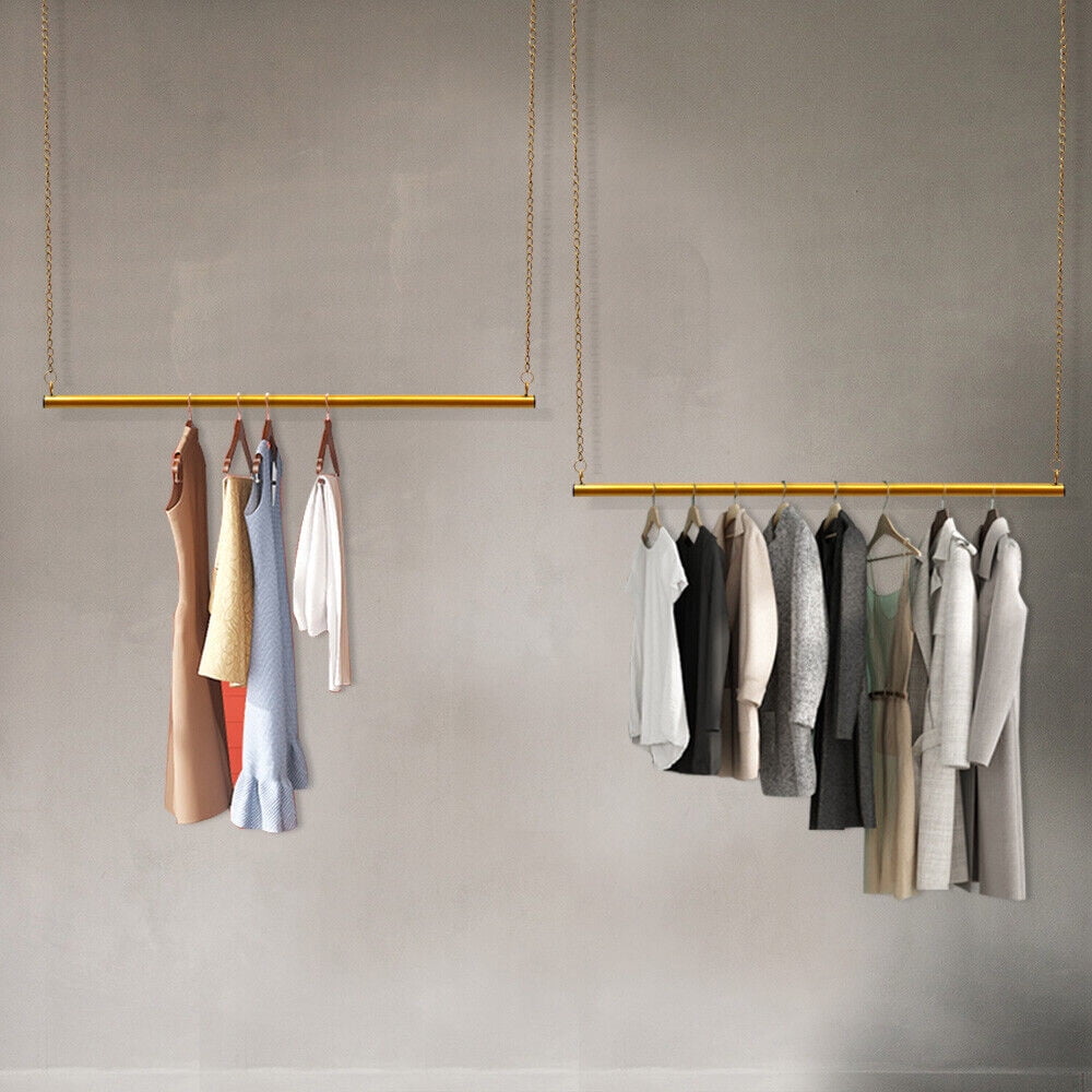 Clothing Store Hanging Ceiling Decoration Stand Hanging Chain Pole ...
