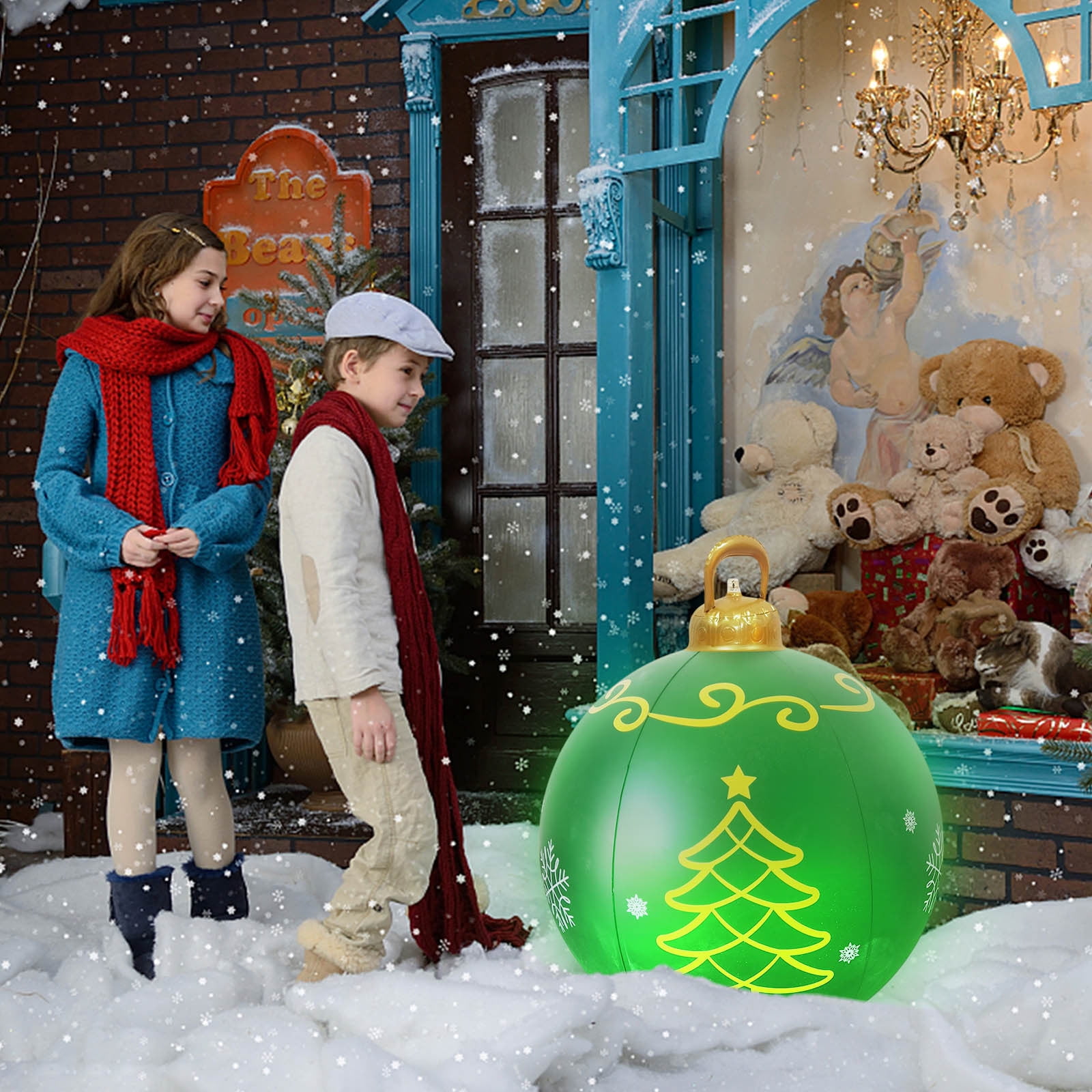 Click here for Eqwljwe Giant Christmas Inflatable Ball Christmas... prices