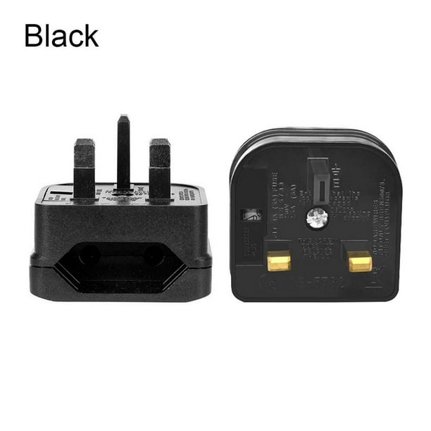 New Power Plug Converter Mains Electrical Plugs Plug Adaptor EU 2 Pin ...