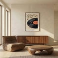 Affixzi Vinyl Record Player Art Print, Retro Music Lover Poster with ...