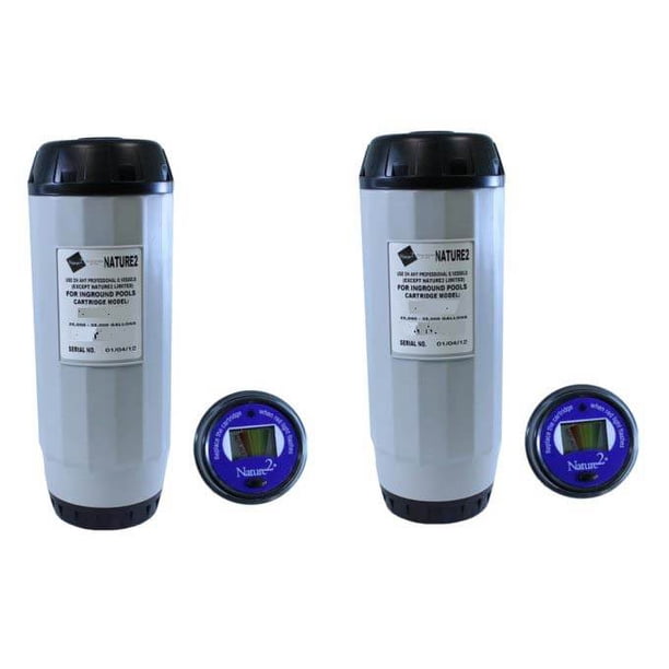 2) ZODIAC NATURE 2 G Mineral Sanitizer Inground Swimming Pool Cartridge ...