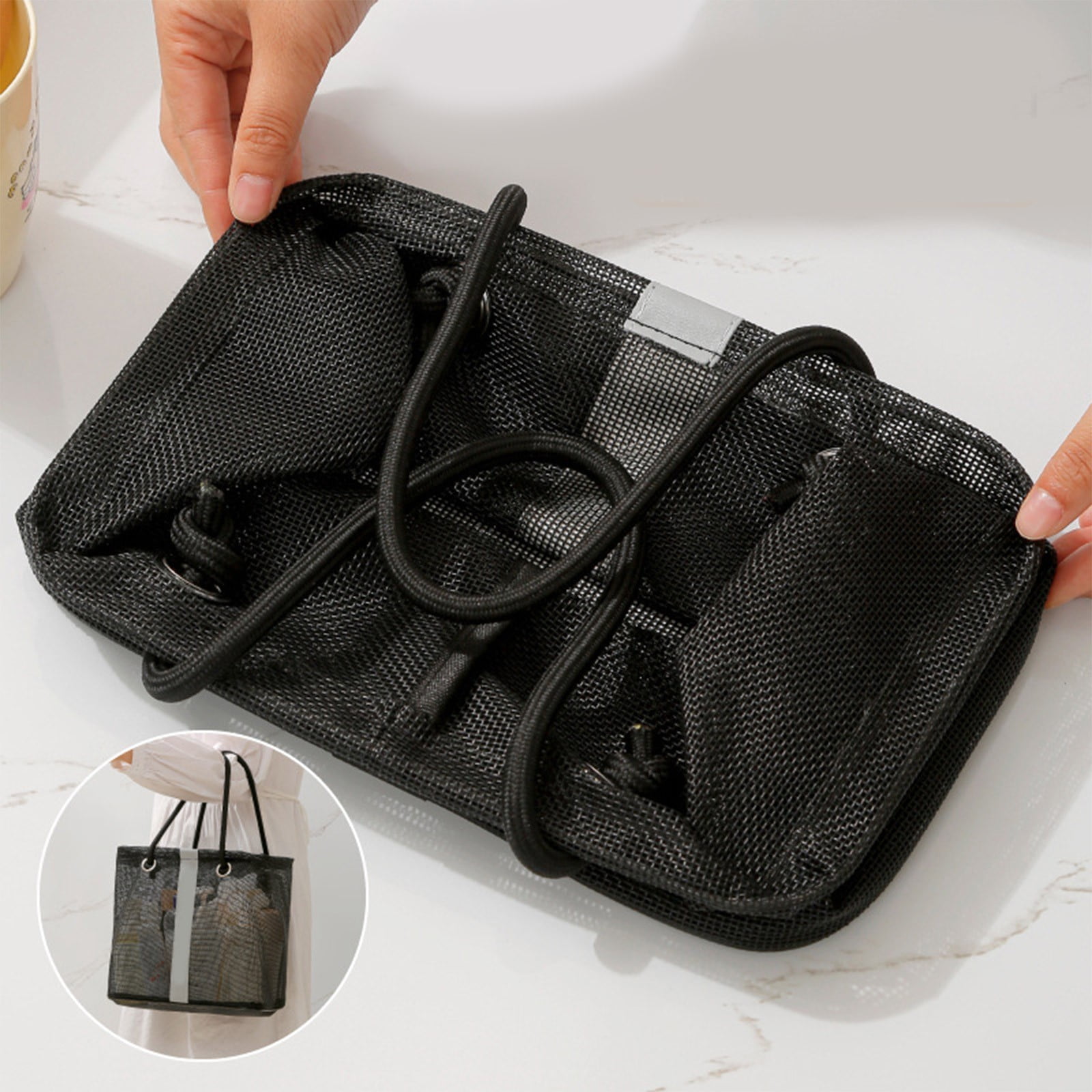 Click here for Fiudx Portable Bathroom Storage Basket With Drain... prices