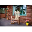 Glacier Country Collection Adult Log Rocker, Exterior Stain Finish ...
