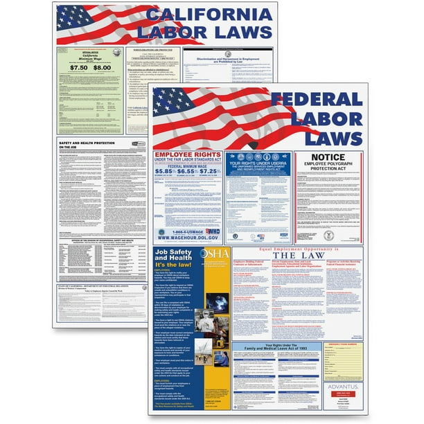 Advantus, AVT83905, Federal and State Labor Law Posters, 1 Each ...