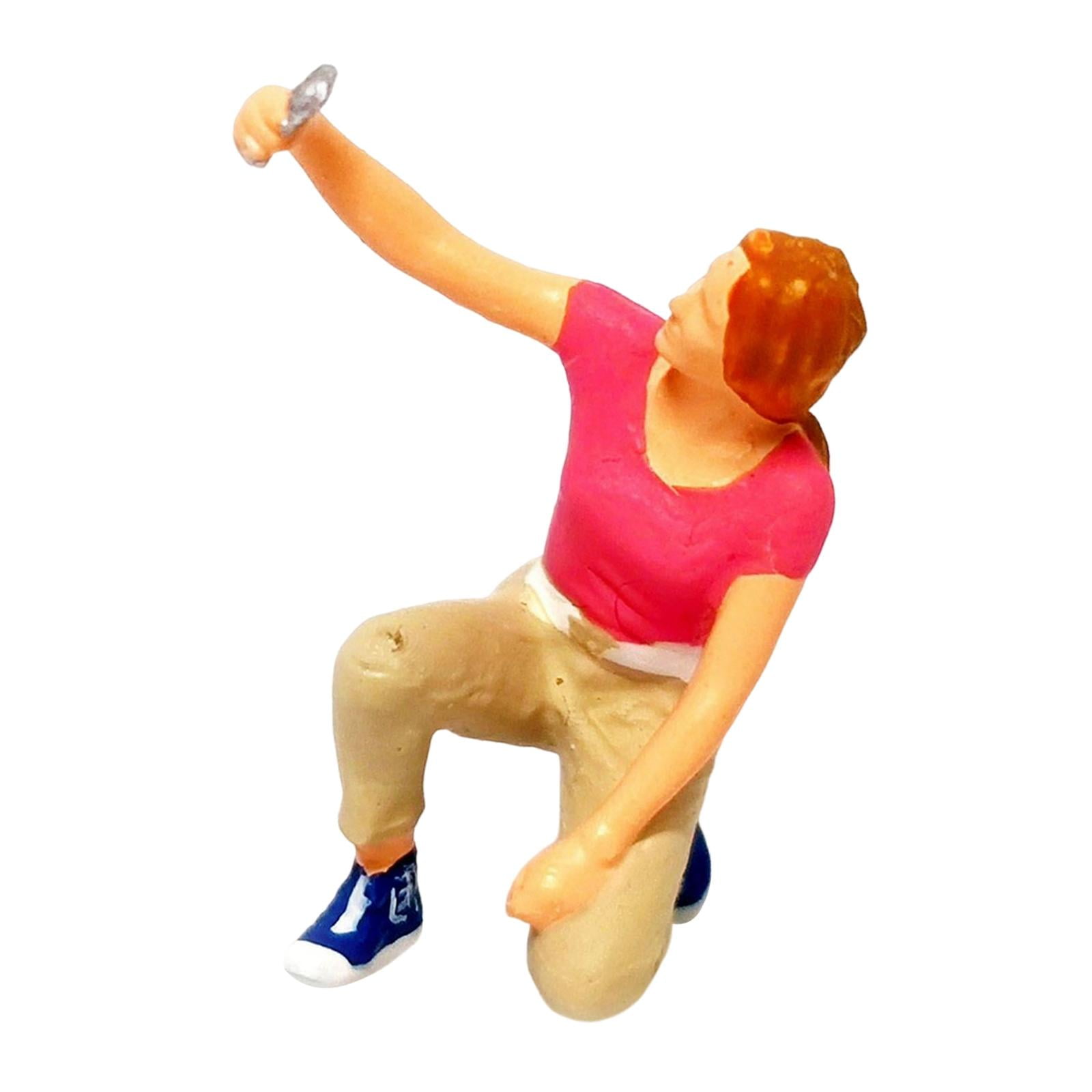 1:64 Scale People Figurines Diorama Figurines Miniature Selfie Doll ...