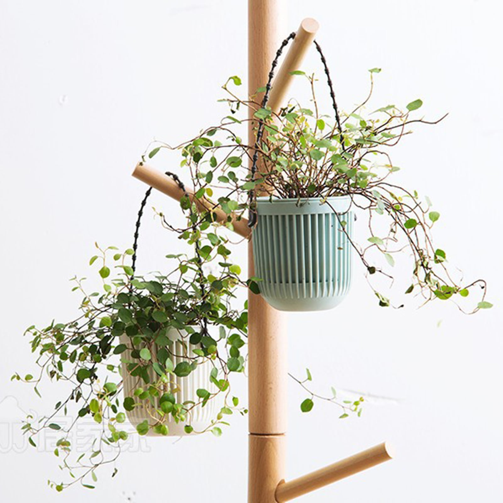 Washranp Hanging Plant Pots,Reusable Double Layer Lanyard Design Load ...