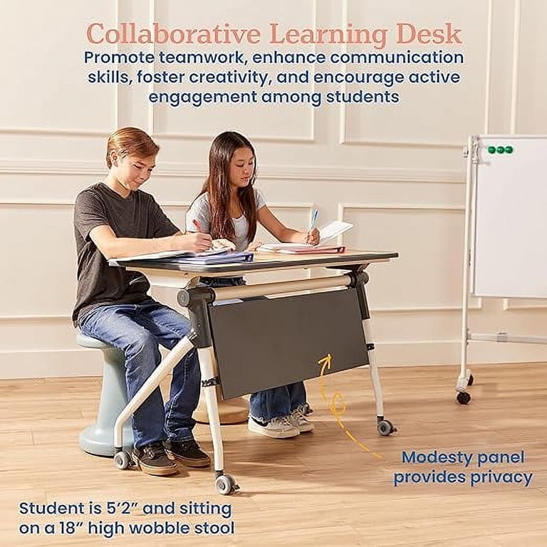 Double Nesting Student Table Double Nesting Mobile Desk For Classrooms ...