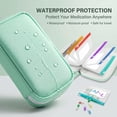 A7 Waterproof Travel Weekly Pill Organizer – Binder with 7/14 Zippered ...