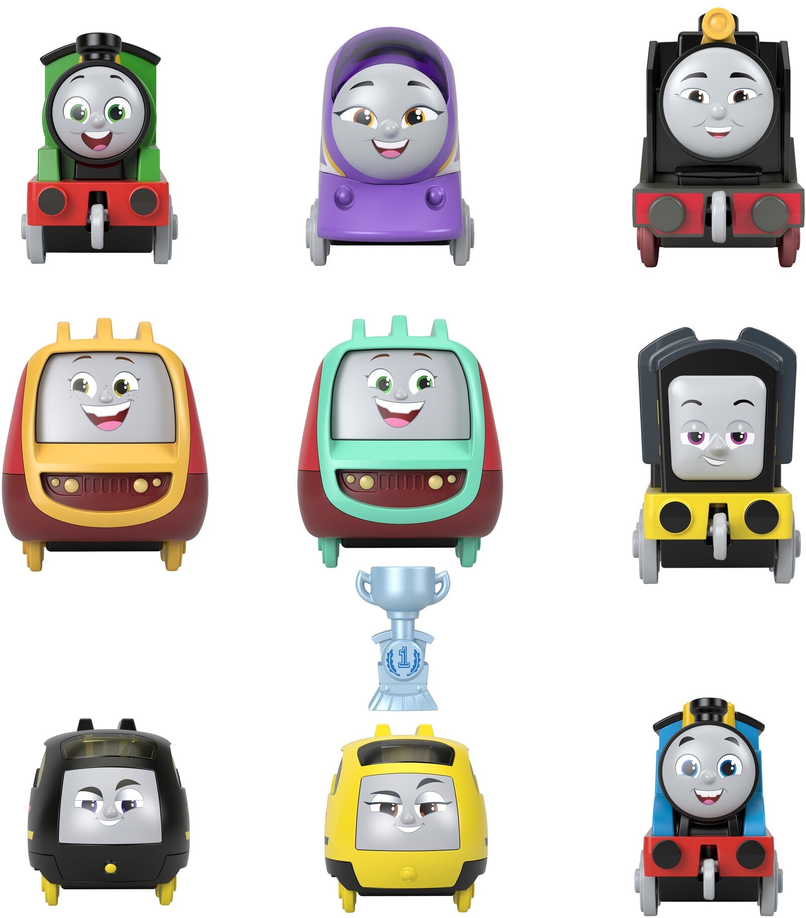 Buy Thomas & Friends Sodor Cup Racers Push Along Train Engine Set from ...