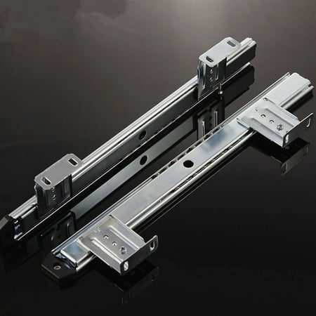 YDJKET Thickened computer desk keyboard bracket slide drawer rail two ...