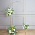 Efavormart 7ft Gold Metal Frame Wedding Arch, Round Rectangular ...