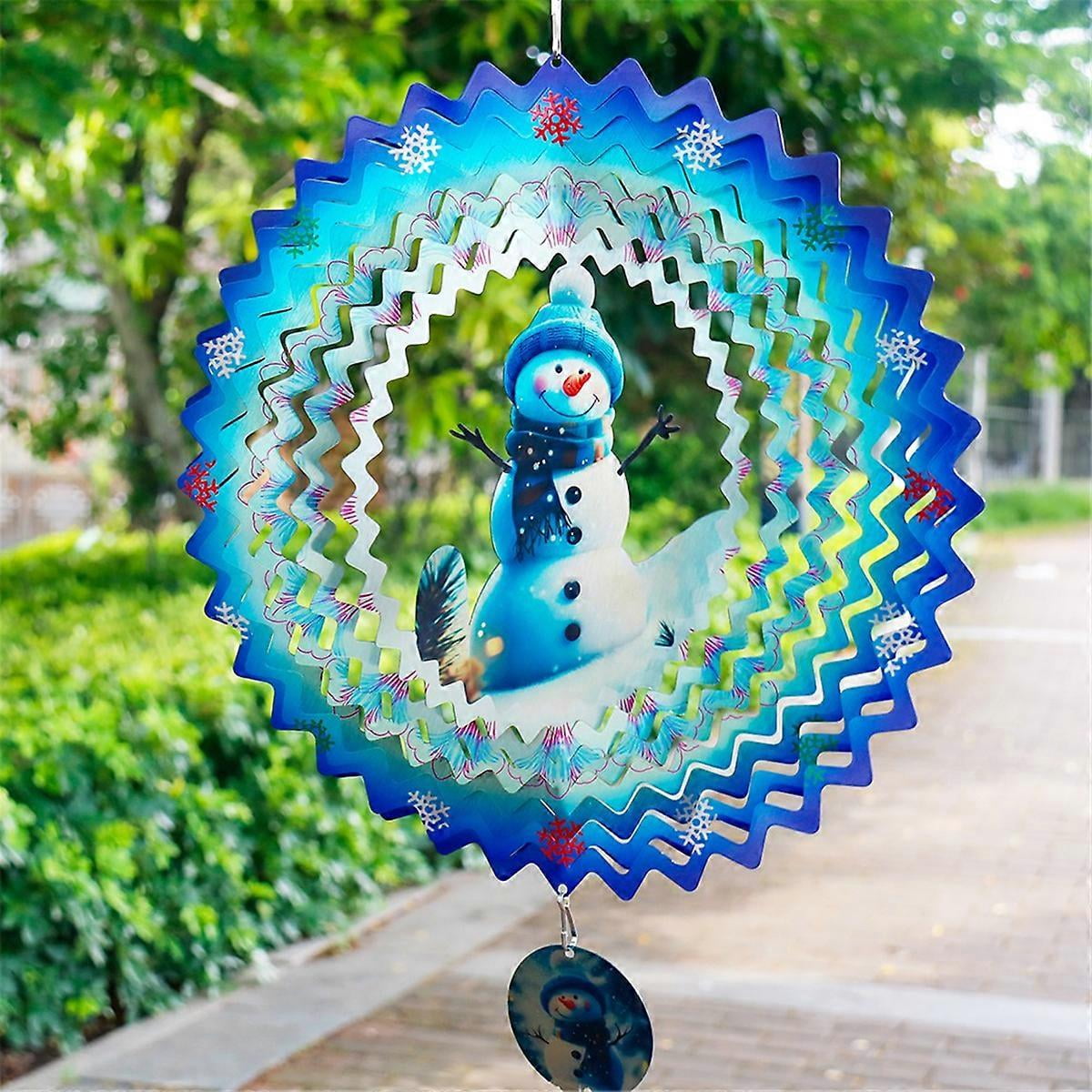 Wind Spinners 3D, Christmas Hanging Wind Spinner for Christmas Decor ...