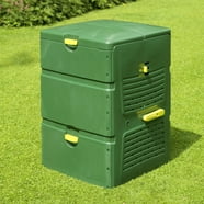 Exaco 123 Gal. Aerobin 400 Insulated Compost Bin â Green - Walmart.com