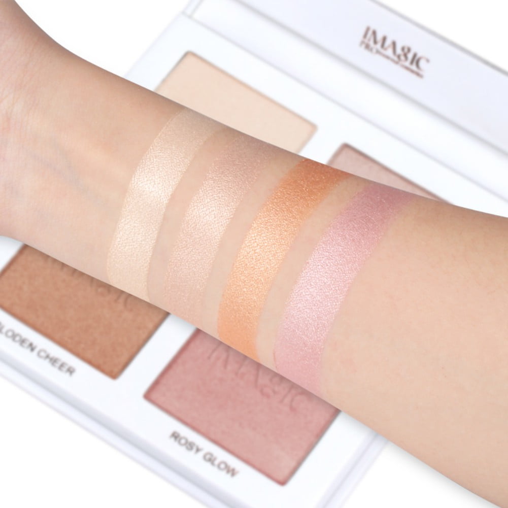 Zonghan Highlighter Shimmer Powder Palette Face Contouring Makeup ...