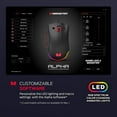 Monster Alpha 9.0 RGB Wired Gaming Mouse, 16000 DPI, Programmable Buttons & LED Lighting ...