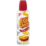 Easy Cheese Cheddar 'n Bacon Cheese Snack, 1 can (8z) - Walmart.com