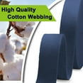 2 Rolls Cotton Webbing 1 Inch 12 Yards Natural Cotton Webbing Straps ...