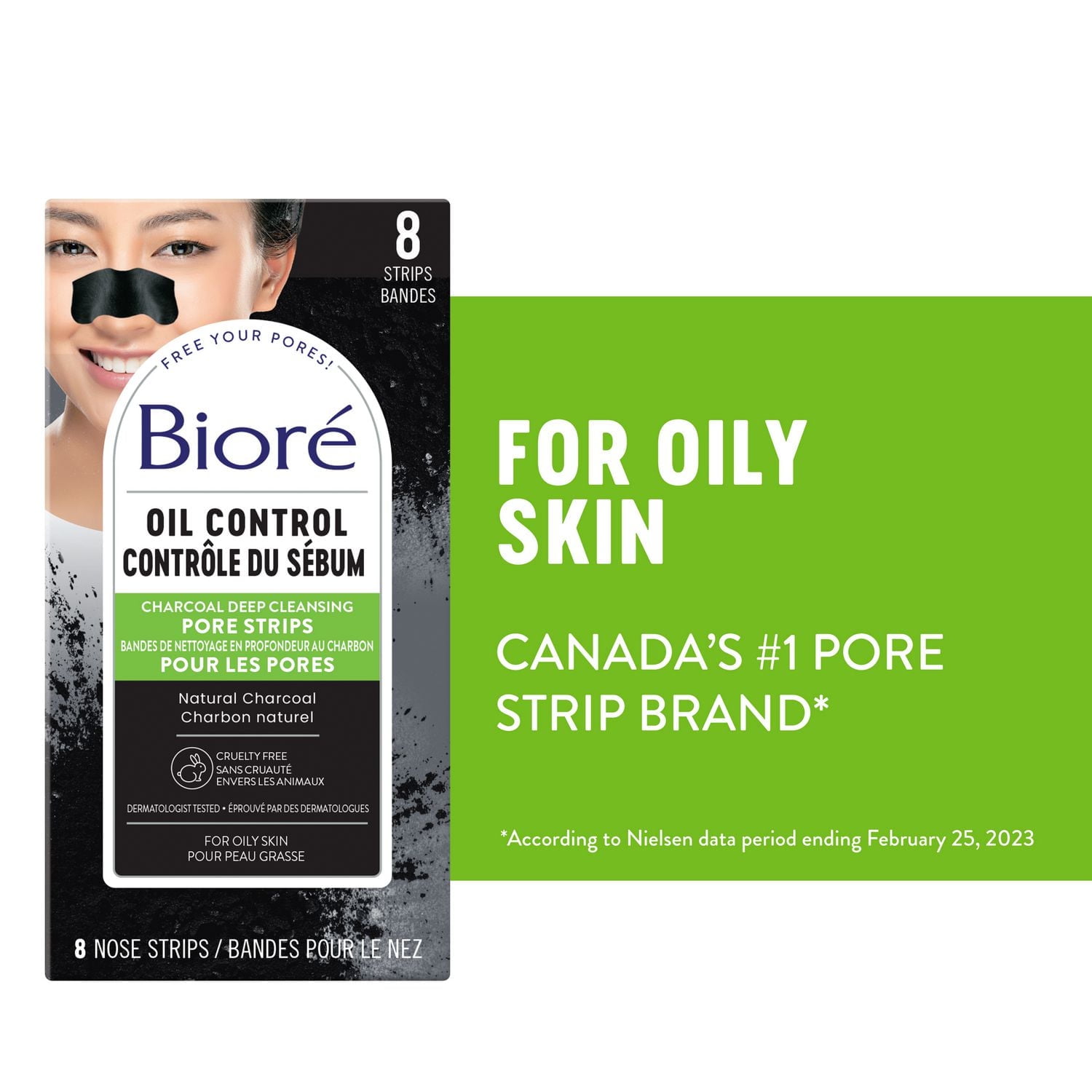 Click here for Bioré Deep Cleansing Charcoal Pore Strips For Inst... prices