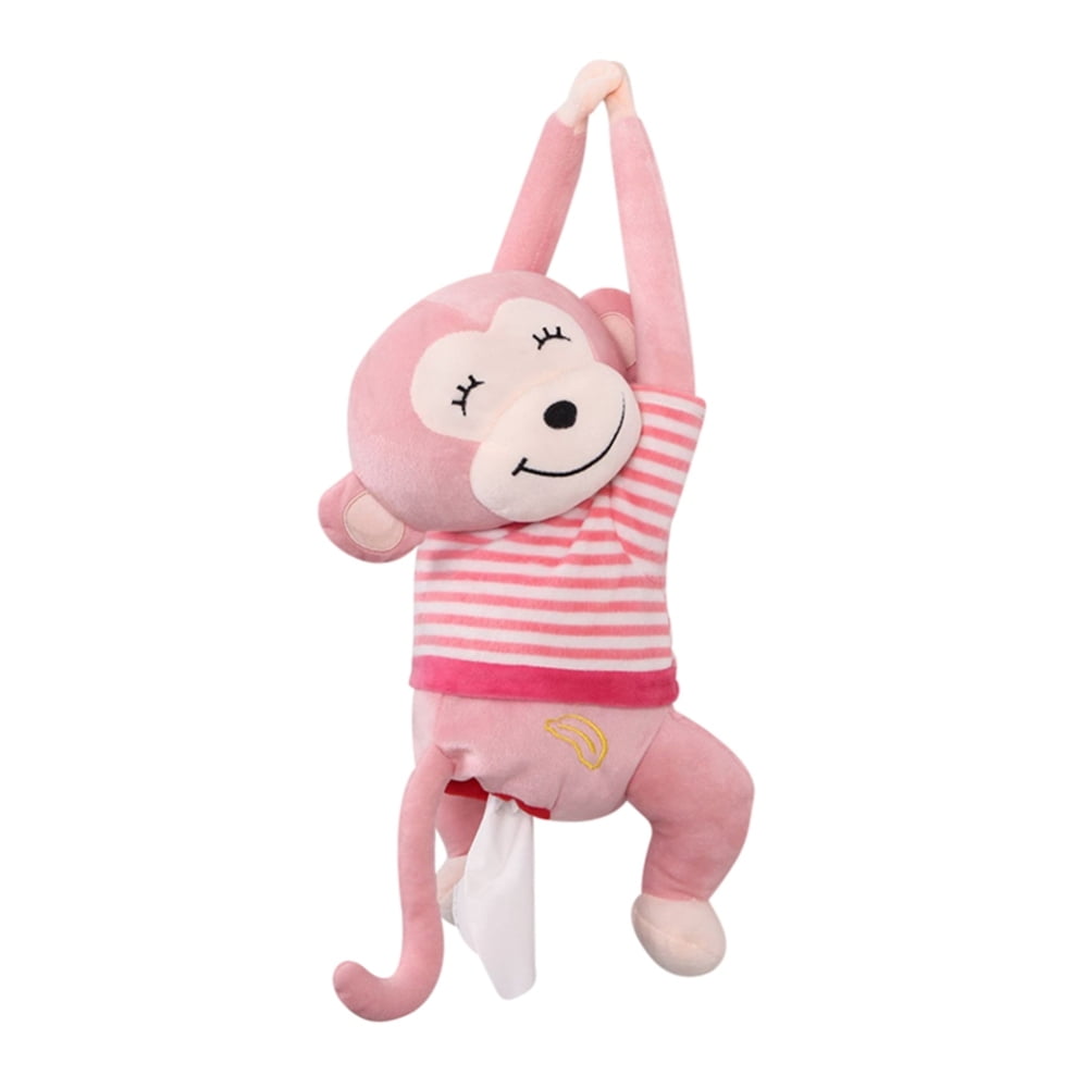 Tissue Dispenser for Car Creative Monkey Tissue Box Cartoon Tissue ...