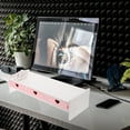 Pink Monitor Stand Screen with Compartments Computer Office - Walmart.com