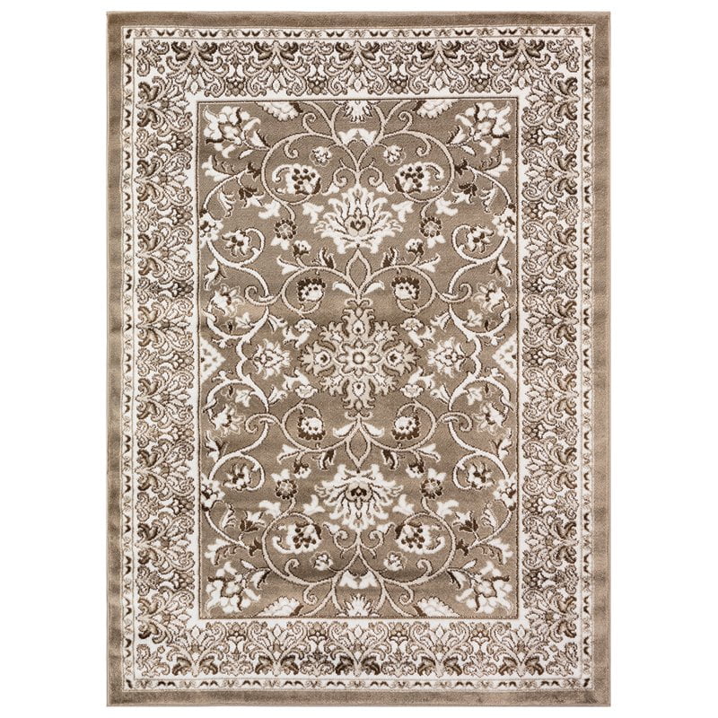 Regal 5x7 Timeless Classic Traditional Area Rug 1178 in Bone Beige ...