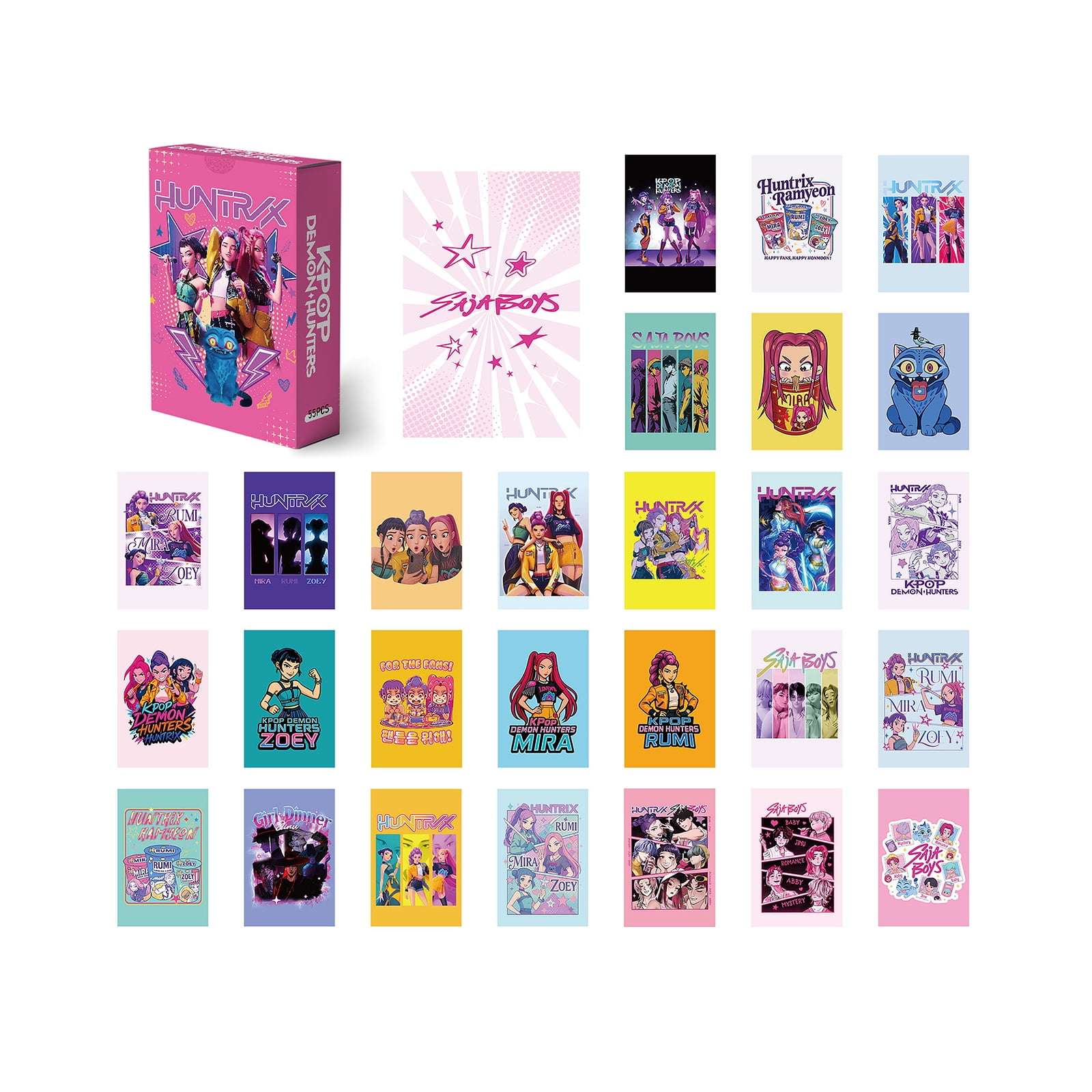 Pop Singers Demon Hunters Photo Cards,55PCS Pop Singers Demon Hunters ...