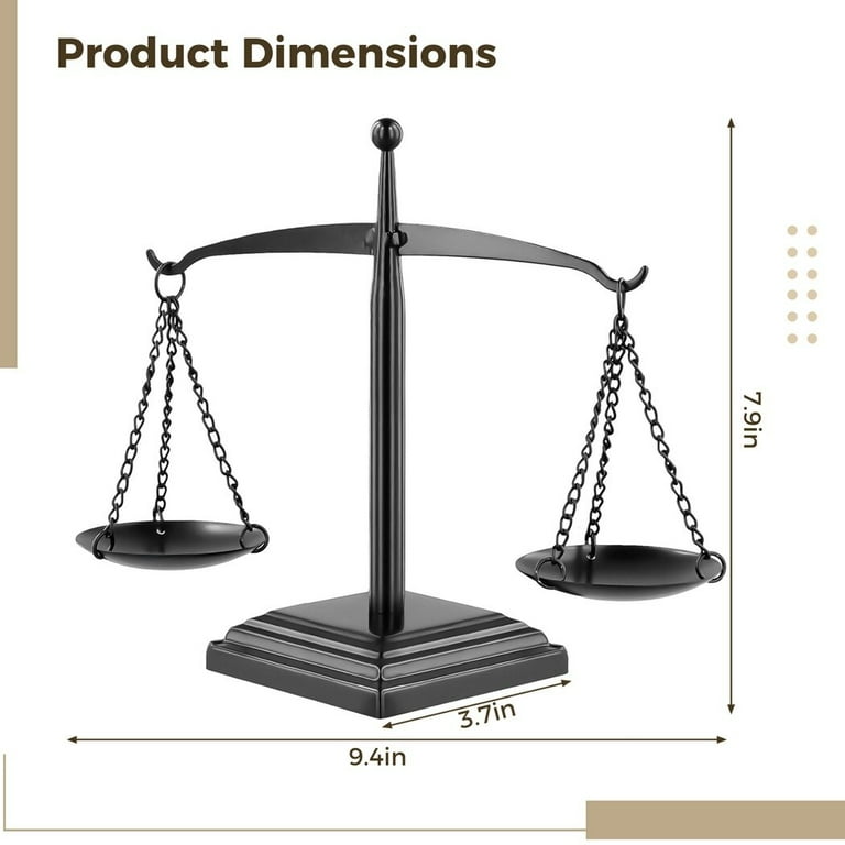 Vintage Style Metal Balance Scale Decorative Antique Weight Balancing Scale Lawyer Scale of Justice Jewelry Tower Tray Farmhouse Candleholder Walmart