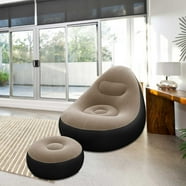 Intex Inflatable Outdoor Camping Sofa, 75" x 37" x 34", Grey - Walmart.com