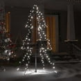 vidaXL Christmas Cone Tree 160 LEDs Indoor and Outdoor 3x4 ft - Walmart.com