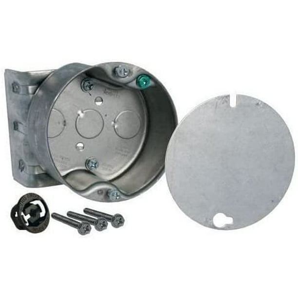 OmconTM Raco 294 Octagon Ceiling Fan Box With "Fa" Bracket, Steel, 4 ...