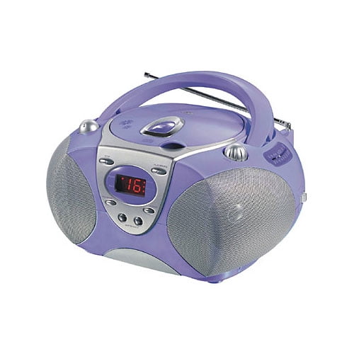 Durabrand CD Boom Box, Purple - Walmart.com