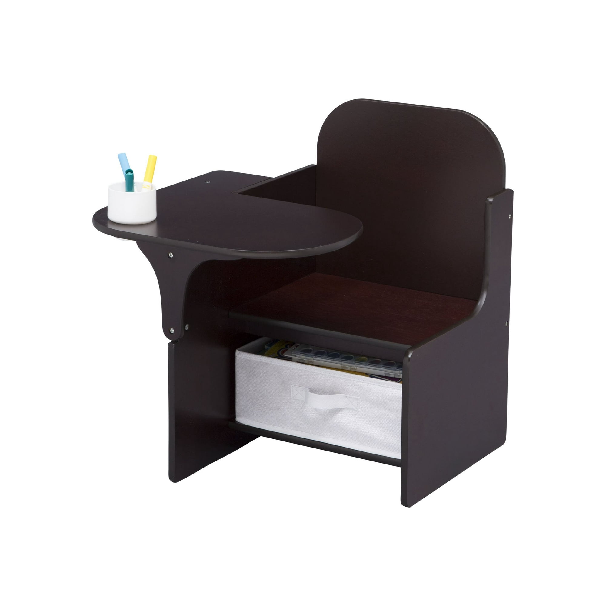 Delta Children Mysize Desk Chair Armrests Engineered Wood Dark Chocolate Other Mysize
