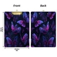 Acrylic Writing Board Gold 12.5*9 Inch Clipboards Transparent Acrylic ...