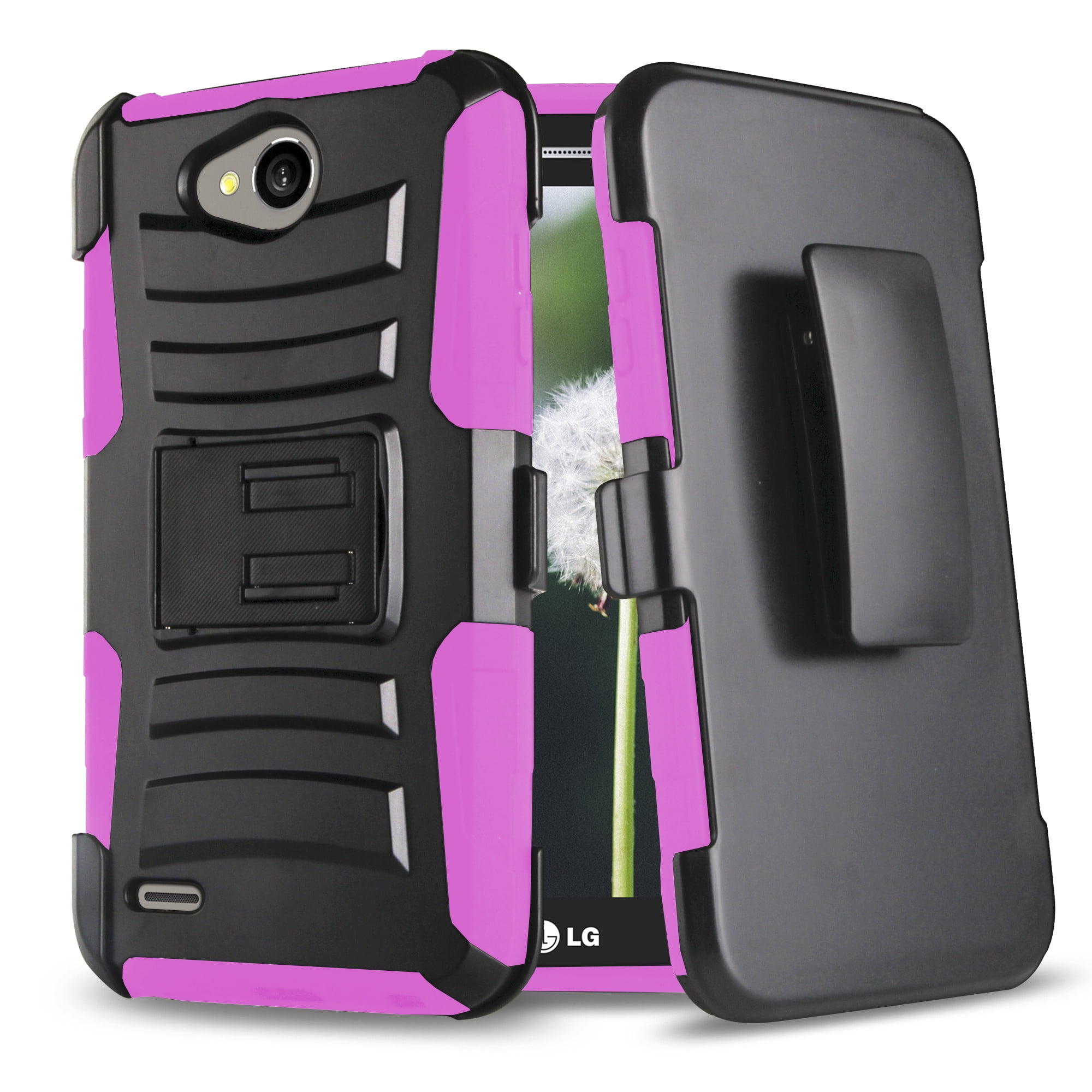 Kaleidio Case For LG Fiesta 2 LTE L163BL / X Charge M322 [Dual Form ...