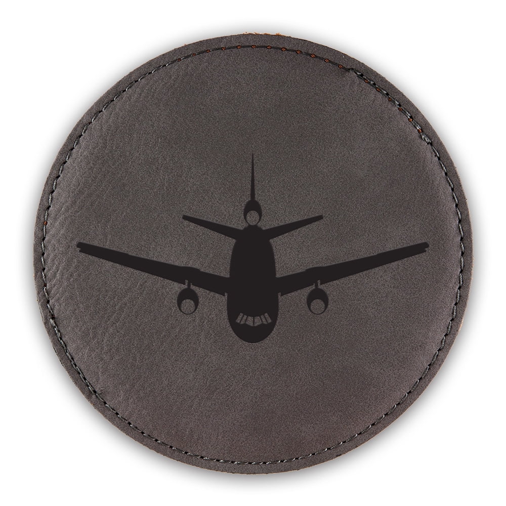 KC-10 Extender Coaster Laser Engraved Leatherette - Round Coasters ...