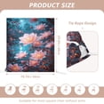 BZSMCE Chair Covers Set Home Decor Seat Back Cover Moonlit Blossom ...