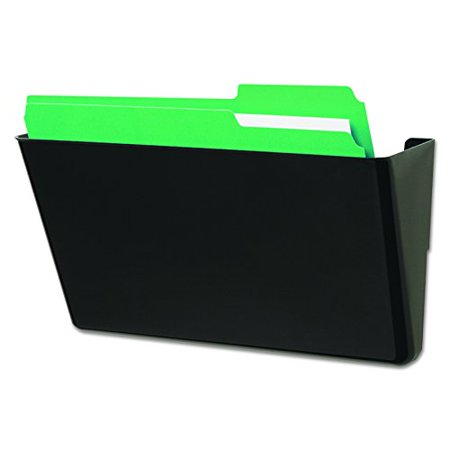 Universal 08122 Recycled Wall File, Add-On Pocket, Plastic, Black ...