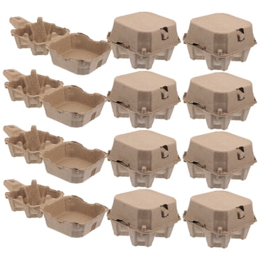Vented Paper Pulp Egg Cartons (24 Pack) - Walmart.com