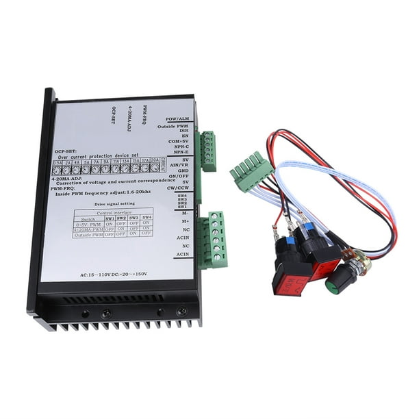PWM Controller,AC20-110V 2000W Brushed DC Speed Regulator Motor ...