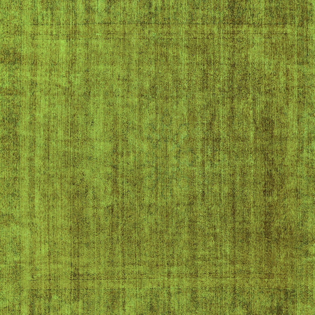 Ahgly Company Indoor Square Abstract Green Modern Area Rugs, 4' Square ...