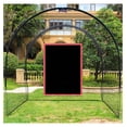 Baseball Batting Cage Backstop - 6x8FT Heavy Duty PVC Vinyl Backdrop ...