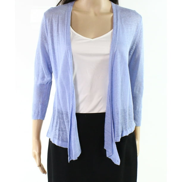 NIC+ZOE - Nic + Zoe NEW Blue Womens Size Small S Waterfall Cardigan ... NIC+ZOE - Nic + Zoe NEW Blue Womens Size Small S Waterfall Cardigan ...