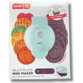 Dash Mini Waffle Maker, 7 Removable Plates, Compact and Portable, Easy ...