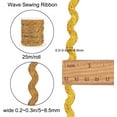 1Roll 27yd RIC Rac Trim Ribbon Wave Sewing Bending Fringe Trim 5mm/0.2 ...