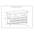 Simpli Home Warm Shaker Console Sofa Table - Walmart.com
