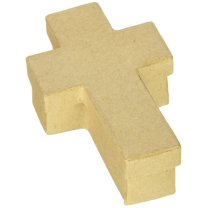 Darice 2848-27 5 in. Paper - Mache Cross Box - Walmart.com