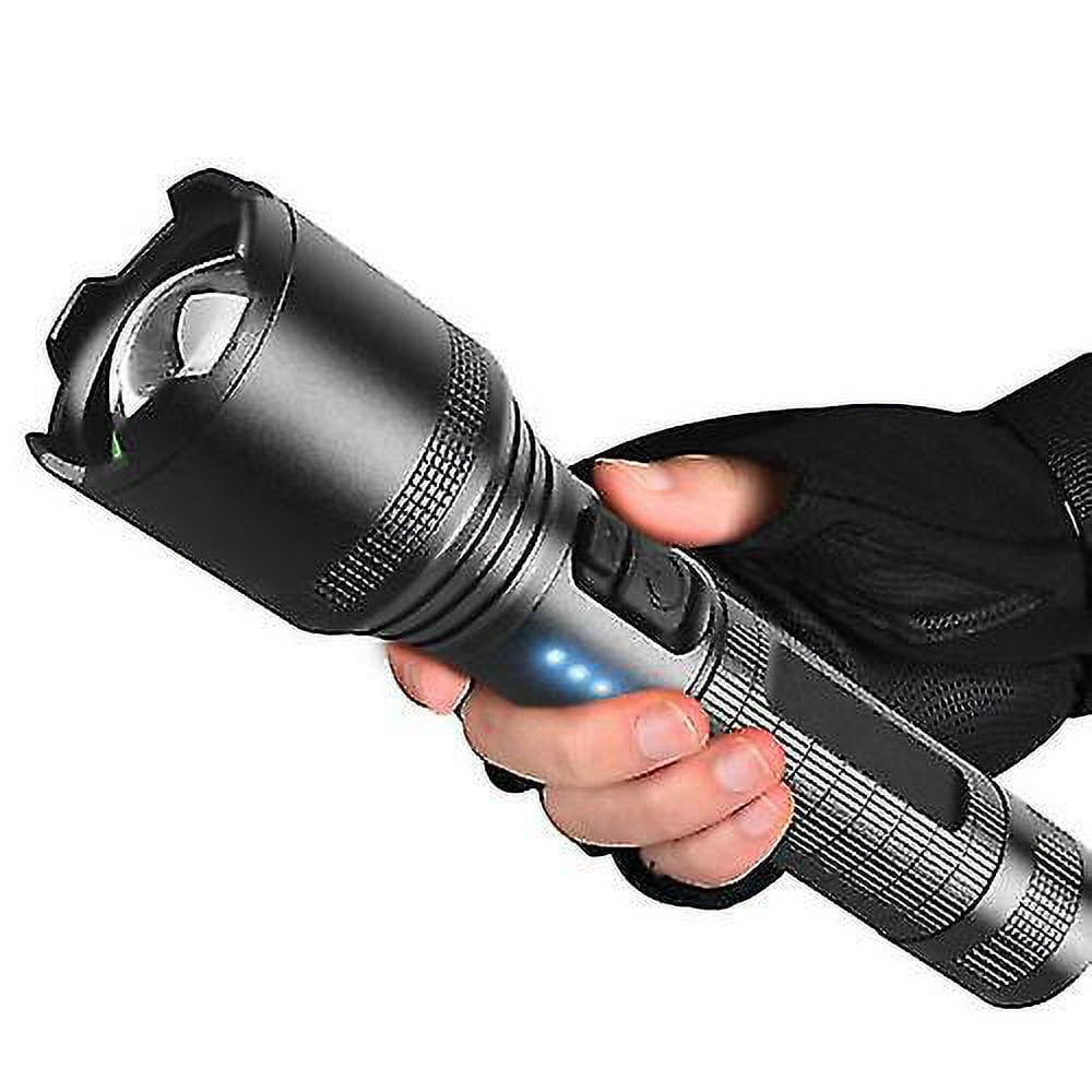 Linterna Led superbrillante con Zoom, lámpara potente para acampar ...