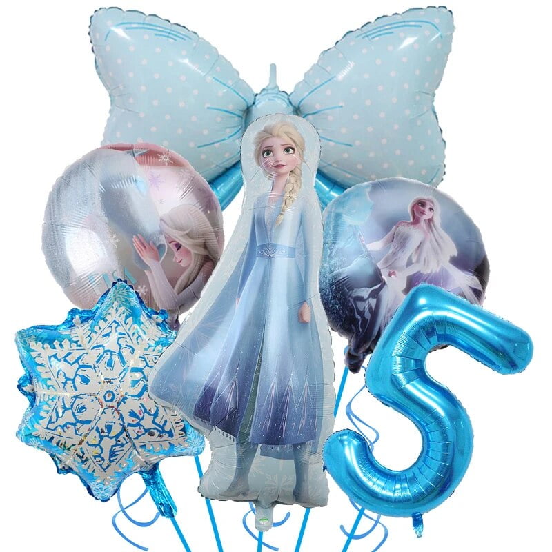 Conjunto de globos de Papel de aluminio La Vida Bella Frozen Anna Olaf ...